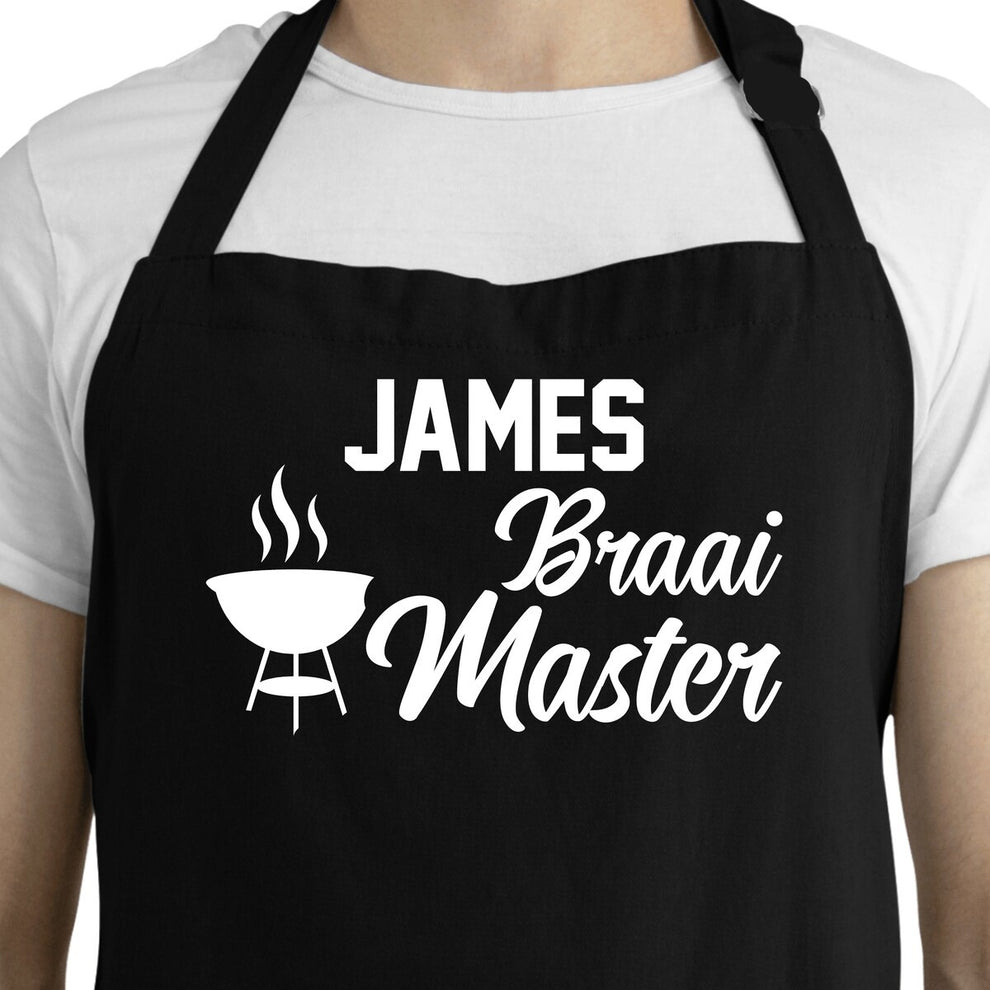 Personalised Braai Master Apron – Happy Look Gifts
